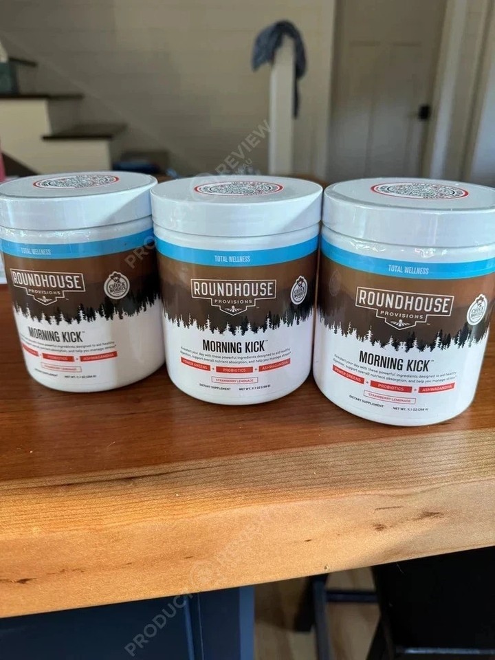 (4Pack)Roundhouse Morning Kick Supplement-Degestive Powder ...