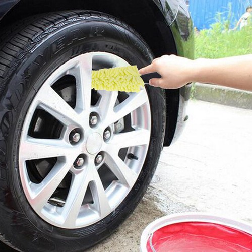 Sponge Wheel Brush Wheel Cleaner Car Care Washing Brush Steel Wheel ...