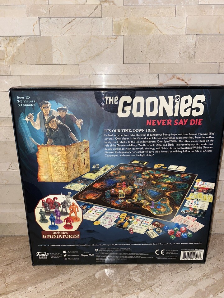 The Goonies Never Say Die - Funko Strategy Board Game NEW & SEALED | eBay