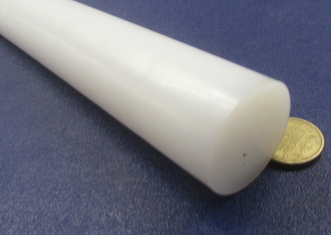 UHMW White Round Rod 1.50" (1 1/2") Diameter x 12" Long | eBay