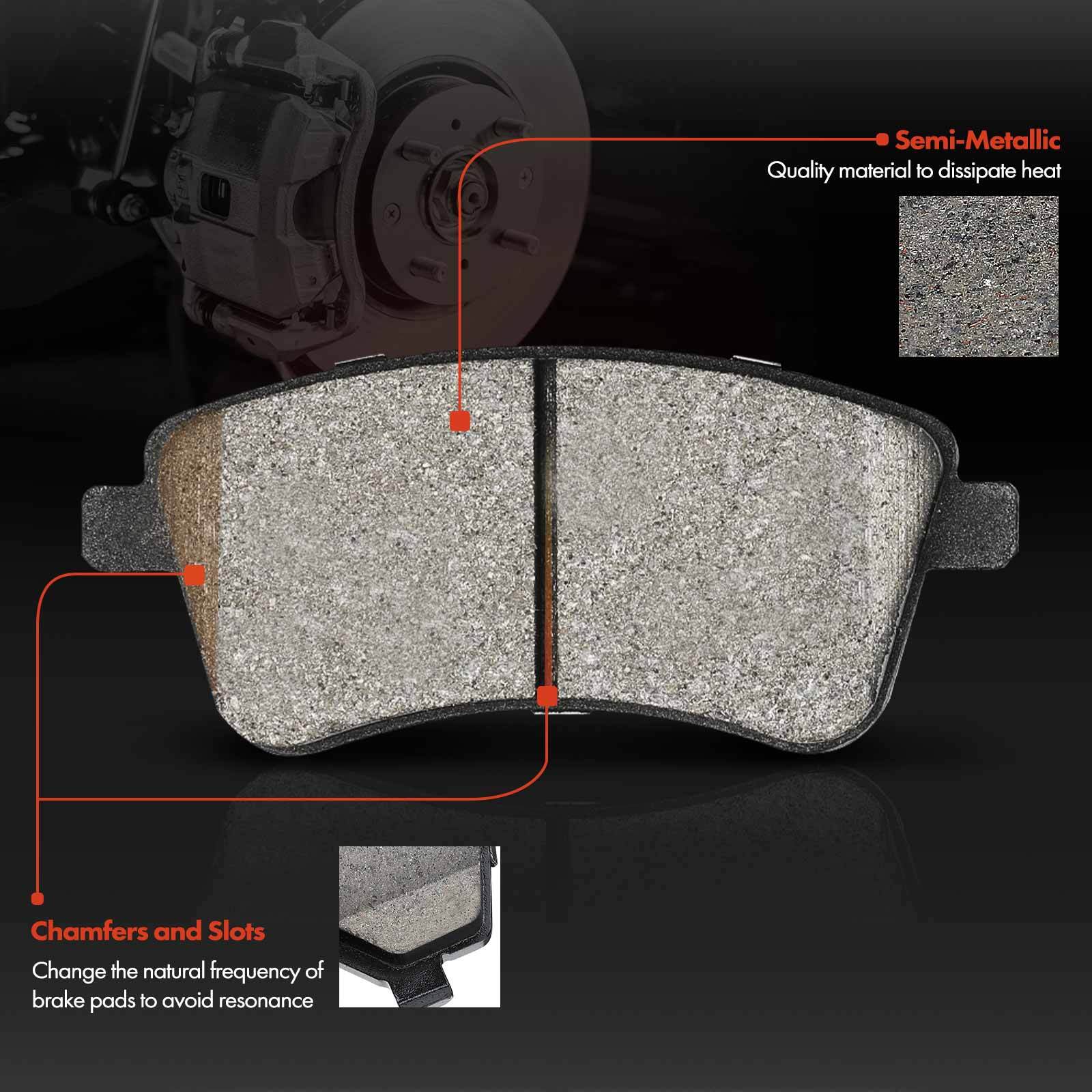A-Premium Front Brake Pads Set for Kia Venga YN 2010-2023 1.4 1.6 ...
