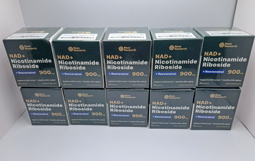 10X Lot Reus Research NAD+ Nicotinamide Riboside 900 mg 80 Caps Each | eBay