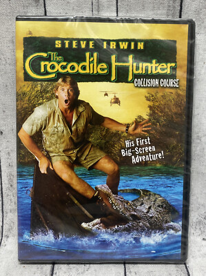 THE CROCODILE HUNTER Collision Course Steve Irwin Family Action DVD NEW ...