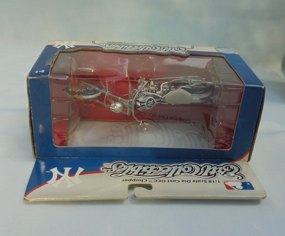 Ertl Collectibles OCC Chopper Die Cast Motorcycle MLB Baseball New York ...