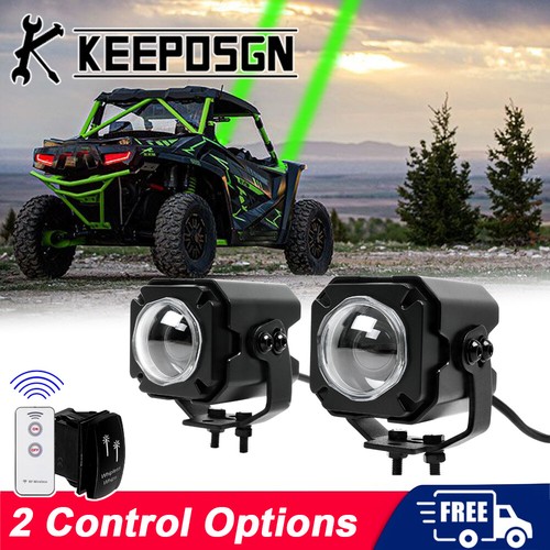 For Arctic Cat Wildcat Laser RGBW LED Whip Lights Kit Whipless Remote ...