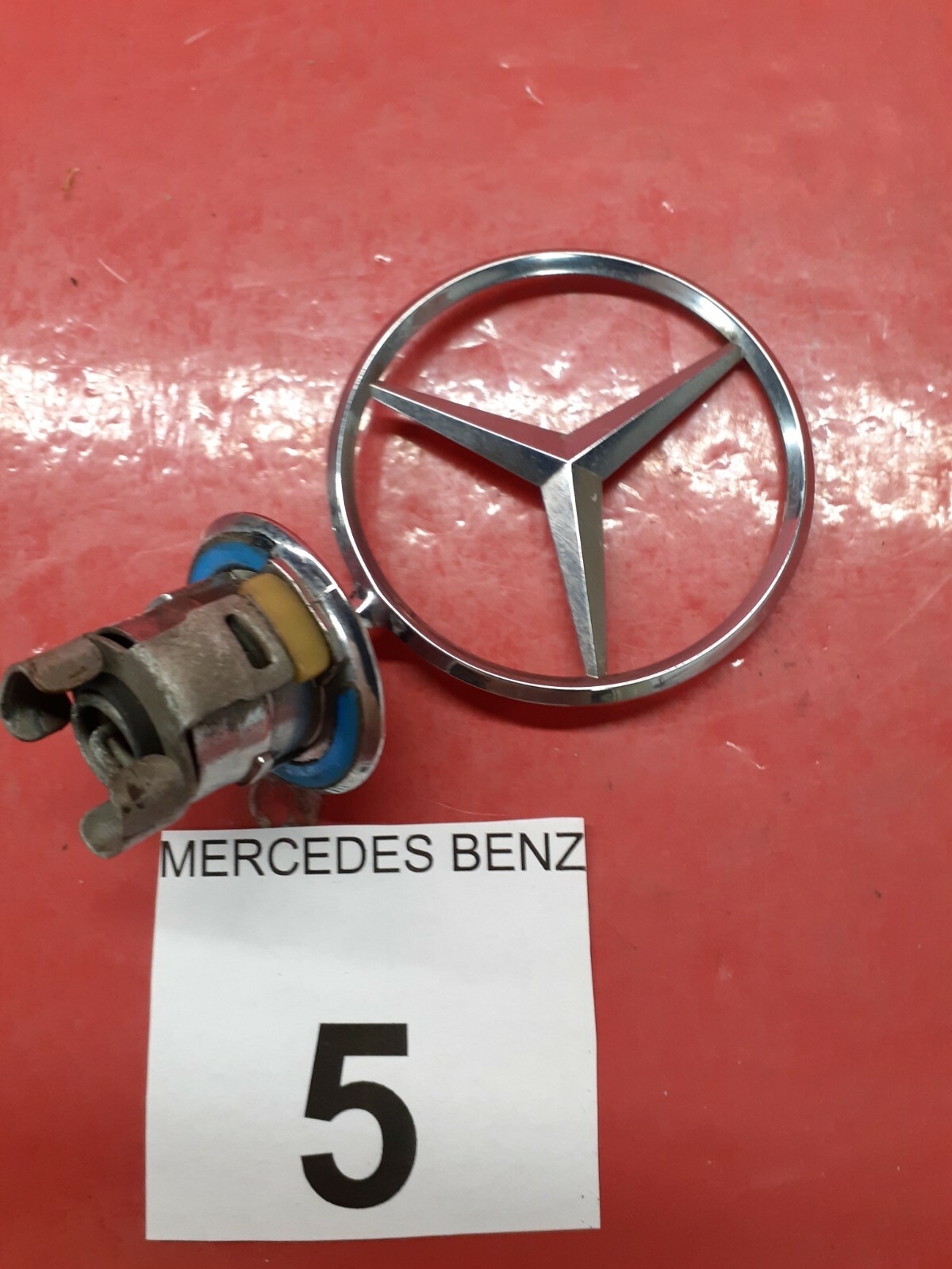 B5 MERCEDES HOOD ORNAMENT STAR EMBLEM C280 C230 CLK320 320E E420 S430 ...