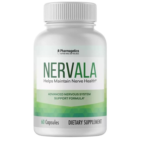 Nervala Nerve Pain Relief Neuropathy Supplement 60 Capsules Free Ship ...