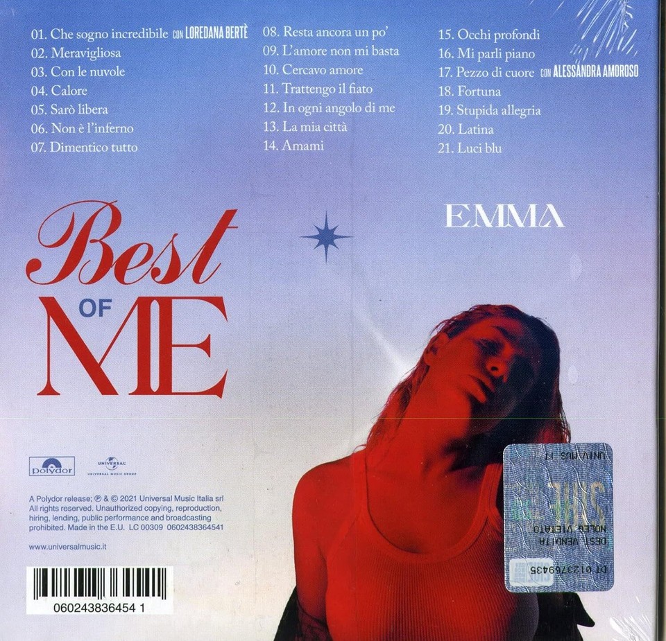 Emma Best of Me (CD) 602438364541 | eBay