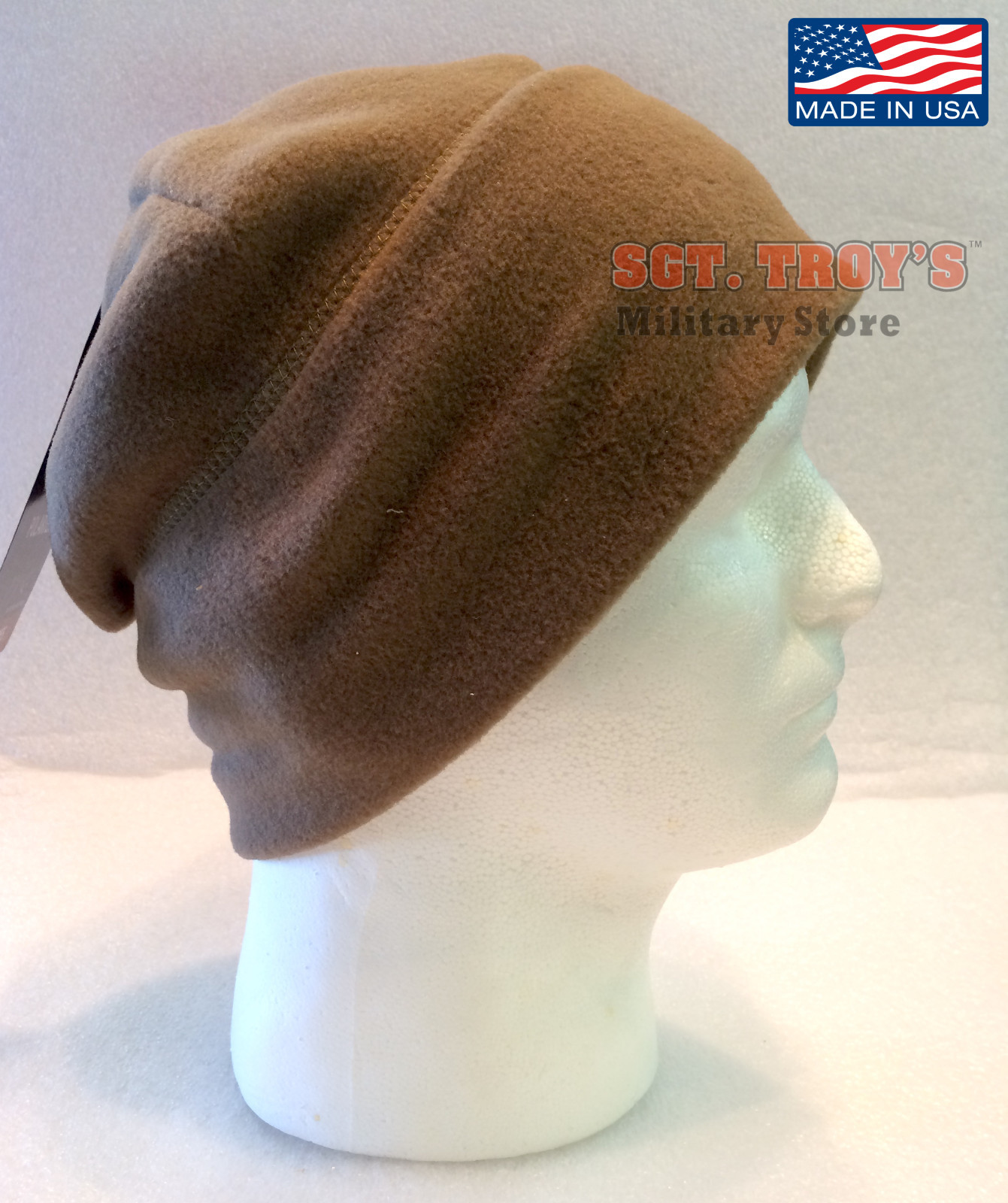 USGI POLARTEC ARMY MICROFLEECE CAP COYOTE POLARTEC HAT FLEECE CAP ...