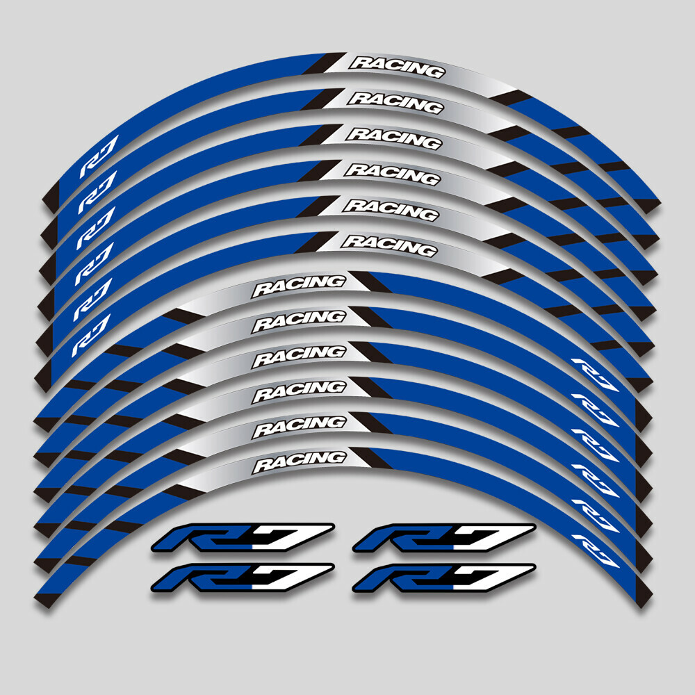 For Yamaha YZF R7 Motorcycles Rim Stripes Wheel Decals Reflective Tape ...