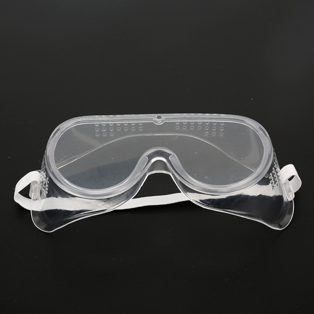 Transparent Eye Protection Glasses PVC Safety Goggles | eBay