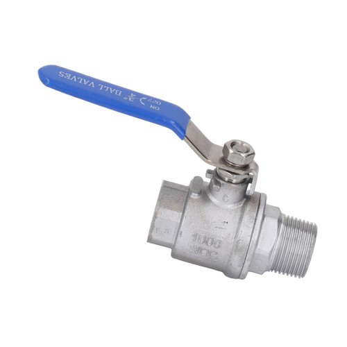 3/4in NPT Ball Valve Stainless Steel Ball Valve Female Male Threaded ...