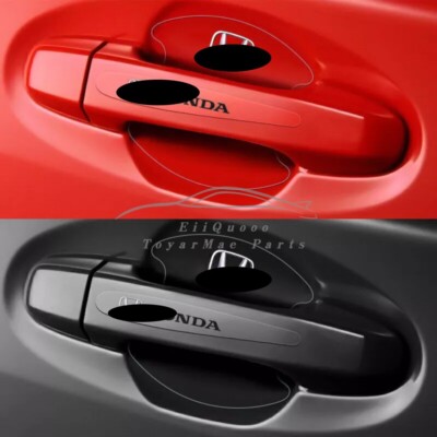 For Honda 8pcs Invisible Car Door Handle Scratches Sticker Protector ...