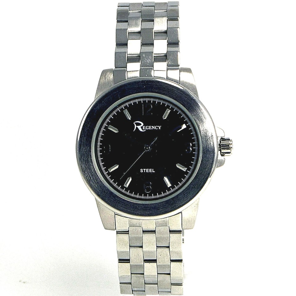 Regency Water Resistant Mans Stainless Steel Band Unworn Luxury Sport ...