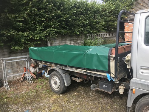 IVECO DAILY / FORD TRANSIT TIPPER WATERPROOF PVC COVER 11FT X8FT HD ...