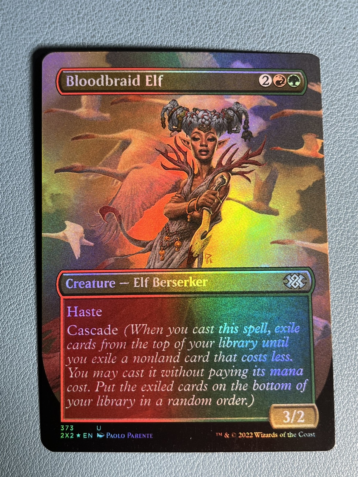 MTG Bloodbraid Elf (Borderless) Foil Double Masters 2x2 NM | eBay