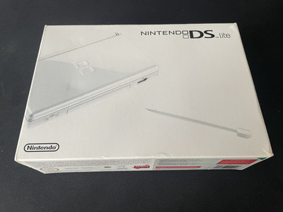Nintendo DS Lite Polar White With Original Box and Carrying Case ...