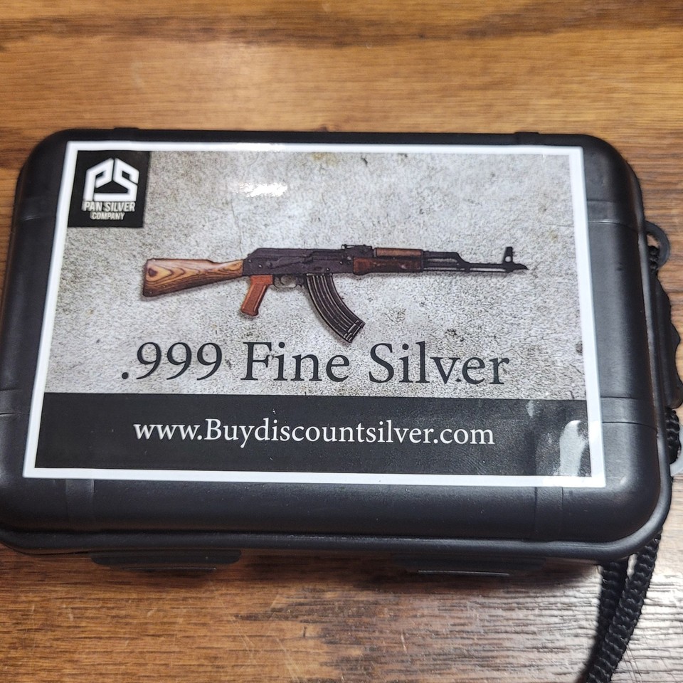 Pan Silver Company Handpoured Ak47 With Gun Case 14 To 17 Grams | eBay