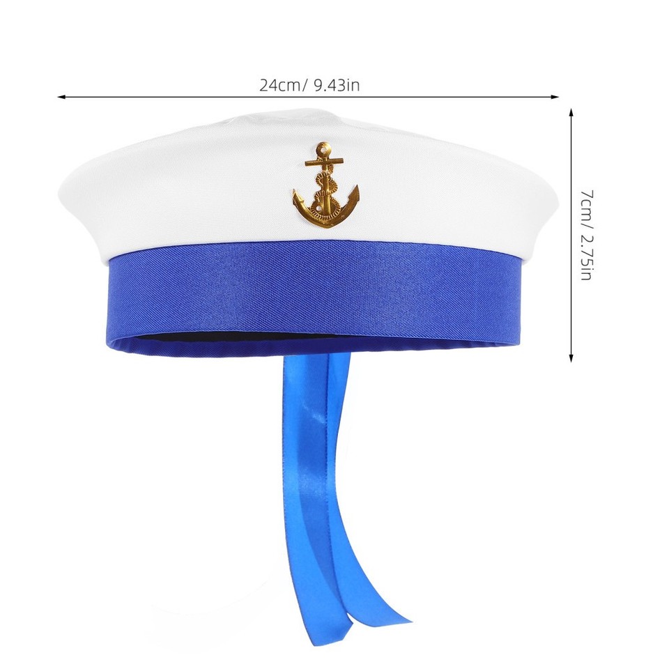Decorative Sailor Hat Cosplay Hat Costume Party Sailor Hat Party ...