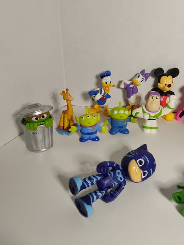 Mixed lot of 20 Disney toys mickey minnie pj mask cars toy story Pixar ...