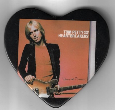 Tom Petty and the Heartbreakers heart shaped pinback button | eBay