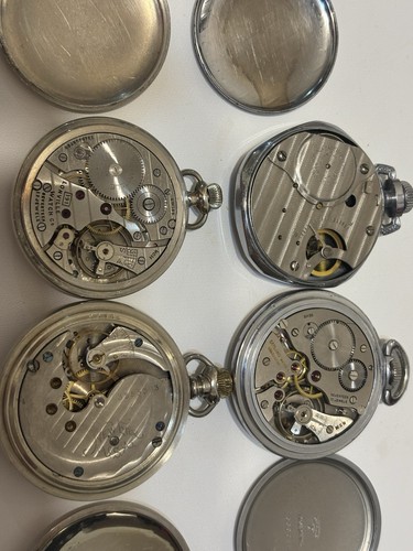 4 pocket watches- Tip Top, Faith, Lonville Extra and the New ERA U.SA ...