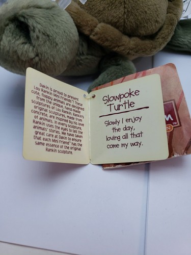 Dakin Lou Rankin Mini Friends Slow Poke Turtle Plush Stuffed Animal Toy ...