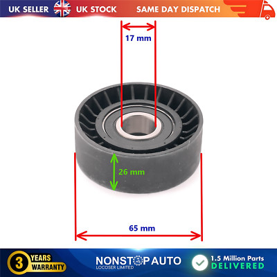 Fan Belt Tensioner Pulley V Ribbed Belt Idler For RENAULT Megane II III ...