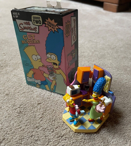 The Simpsons Bust-Ups Series 2 Gut Busters Kit Bart & Marge Gentle ...