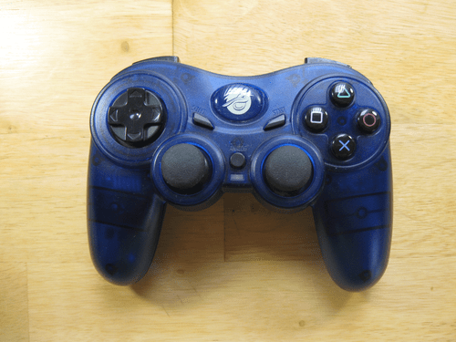 Pelican PS2 Wireless Controller PL-6614 Clear Blue - No Receiver Tight ...