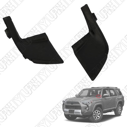 2 x Black Cowl Hood Side Seal 5386735020 5386635030 For Toyota 4Runner ...
