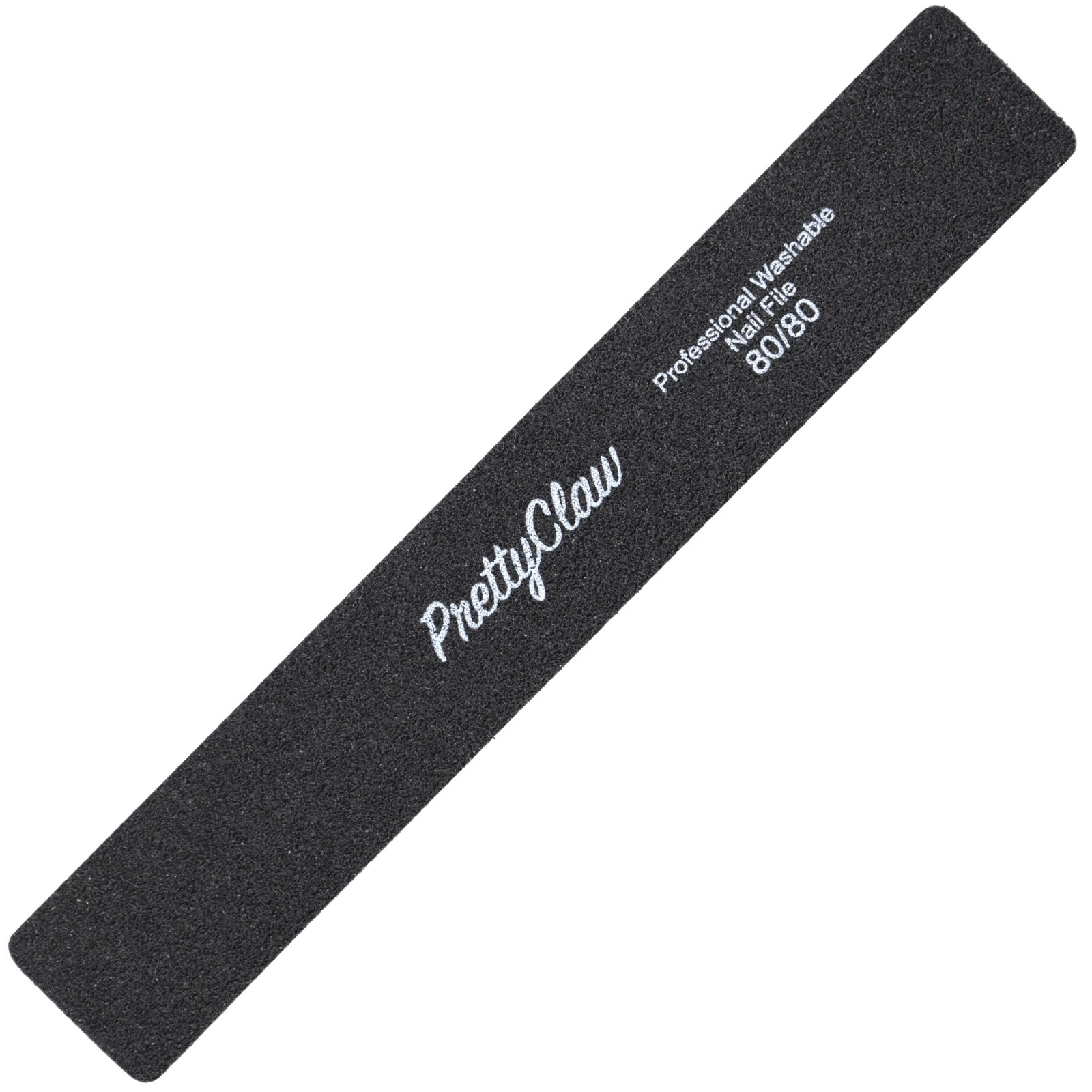 10pc Professional Nail Files Acrylic File Rectangle Black Jumbo File 80 ...