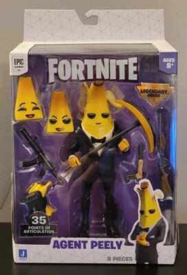 Fortnite Legendary Series AGENT PEELY Action Figure NIB TUXEDO vaulted ...