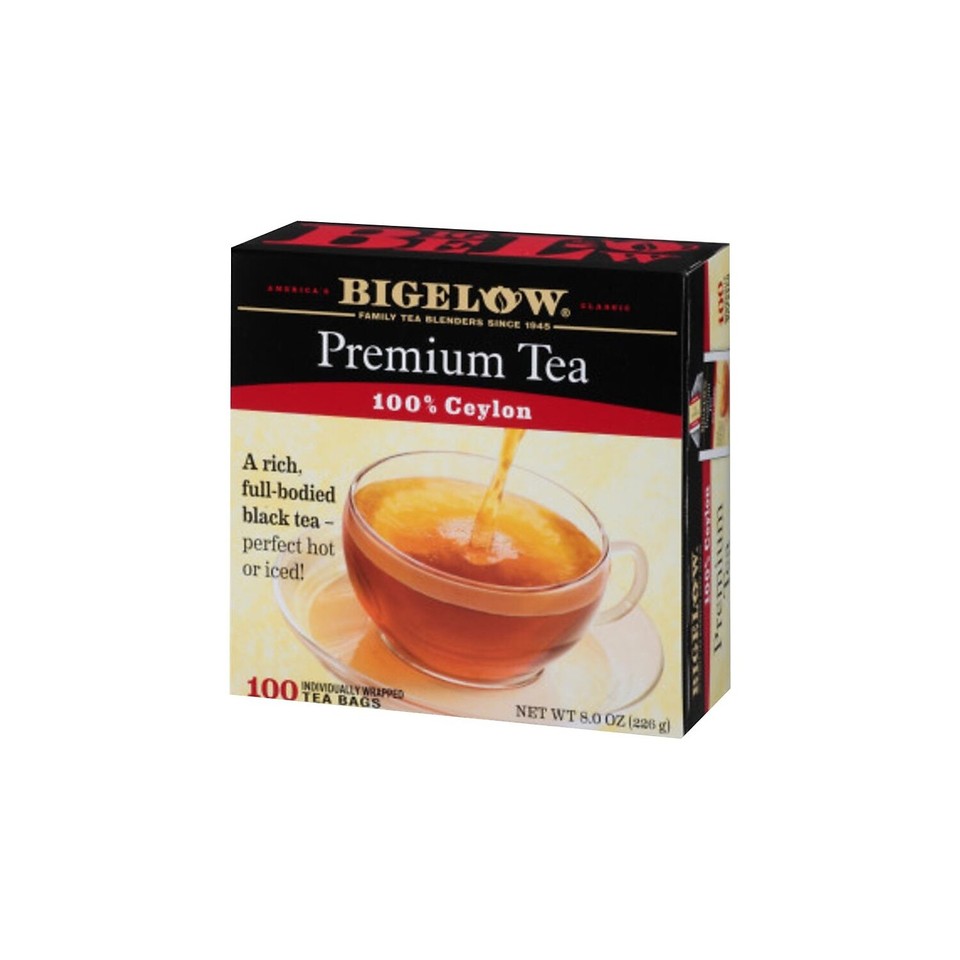 Bigelow Single Flavor Tea Premium Ceylon 100 Bags/Box 00351 | eBay