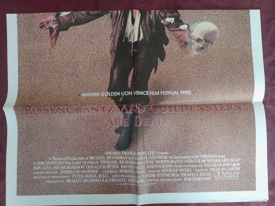 Rosencrantz & Guildenstern Are Dead Orig 27x 41 1sht 1990 Gary Oldman ...