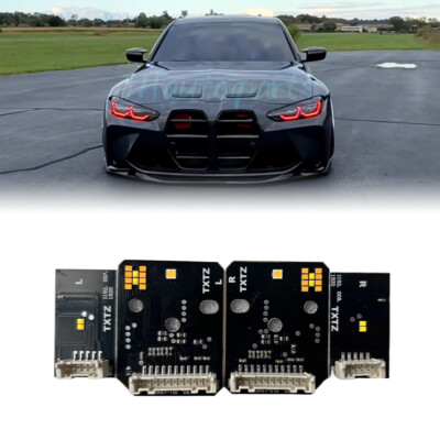 Red DRL LED Boards For BMW G80 M3 G82 M4 G22 G26 Laser Headlight Angel ...