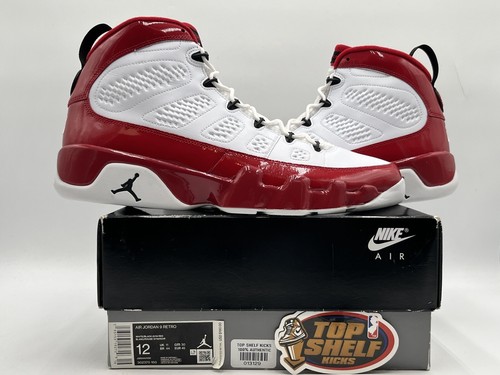 New Air Jordan 9 Gym Red 2019 Size 12 Rare Retro Authentic White High ...