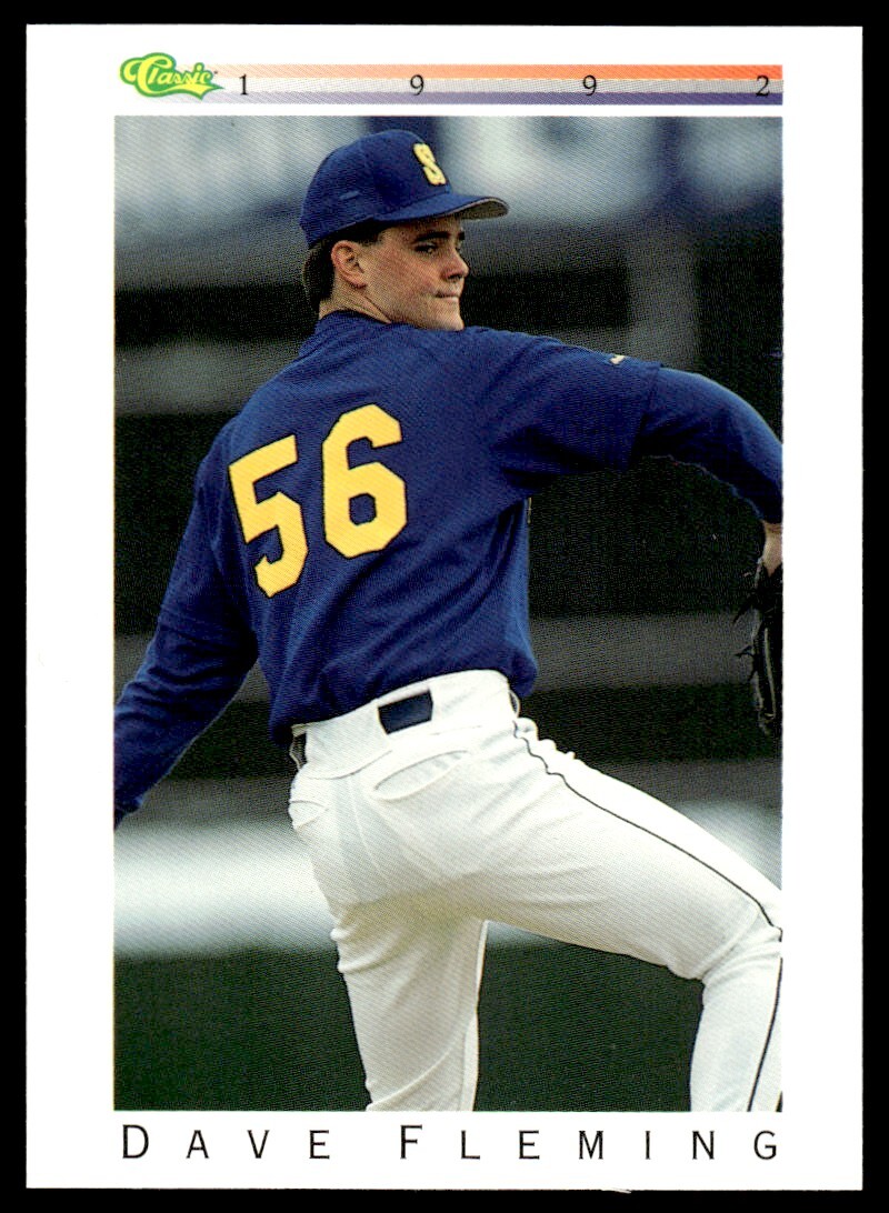 1992 Classic I #T34 Dave Fleming - Seattle Mariners | eBay