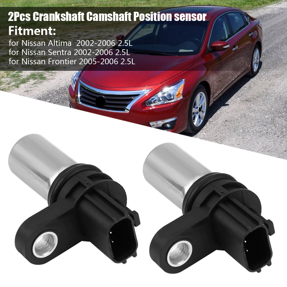 *2Pcs Crankshaft Camshaft Position Sensor For Altima Sentran Frontier 2 ...