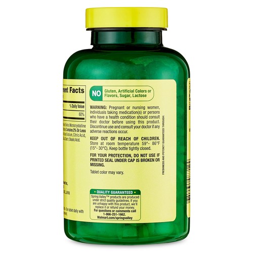 Spring Valley Extra Strength Magnesium Dietary Supplement 400 Mg 250 ...