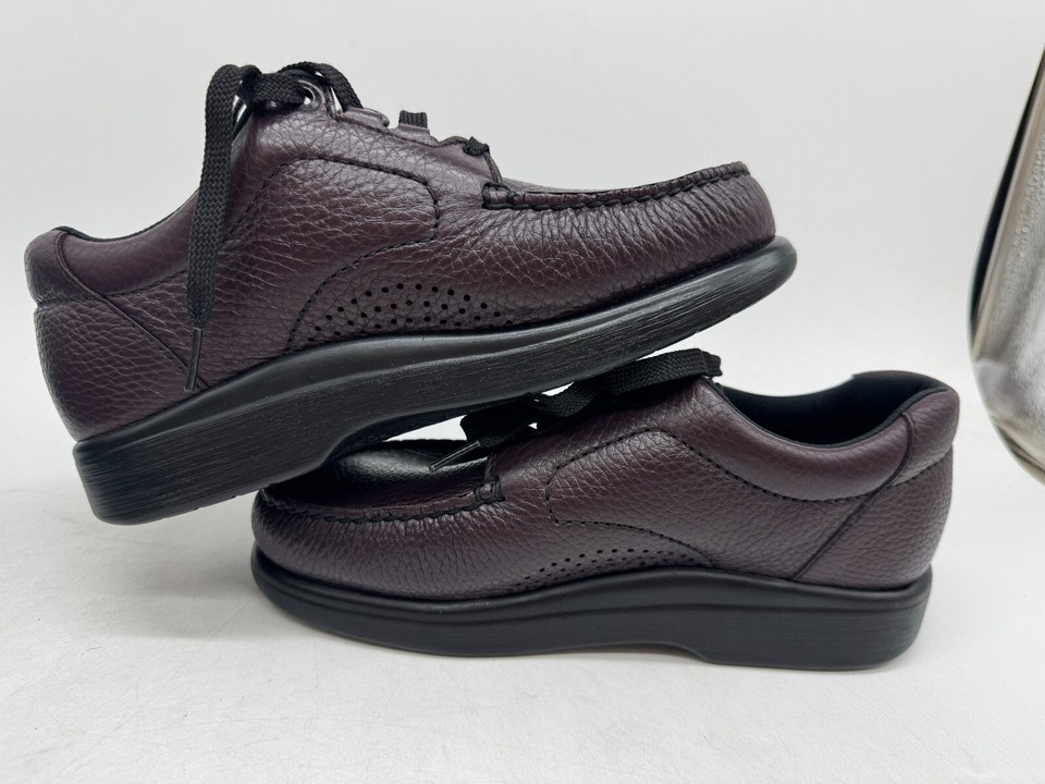 SAS Bout Time Loafer Mens Cordovan Leather Lace-Up Shoes Comfort - 6 ...