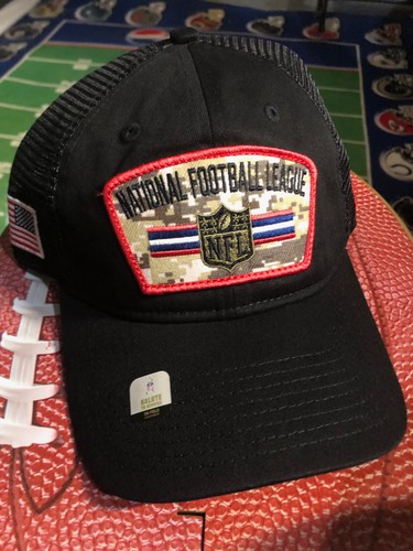 NFL Shield Logo Salute to Service On-Field Referee Trucker Mesh ...