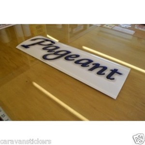 BAILEY Pageant (STYLE 1) Caravan Roof Name Sticker Decal Graphic ...