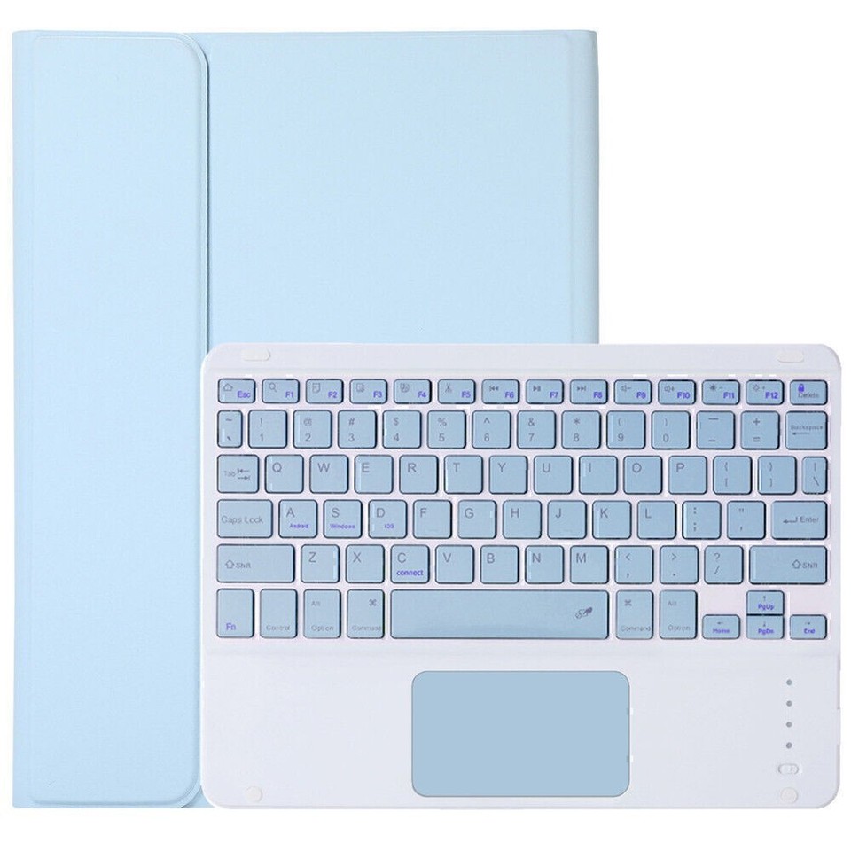 Bluetooth Keyboard Touchpad Case Cover For iPad 7/8/9/10/11th Air 4 5 6 ...