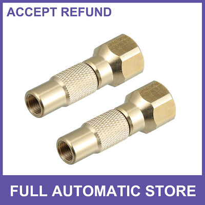 2pcs Car Tire Chuck Screw on Adapter Air Chuck Tire Inflator Compressor ...