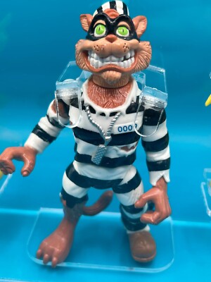 CAS GRADE 80+ SCRATCH THE CAT 1993 Playmates TMNT Teenage Mutant Ninja ...