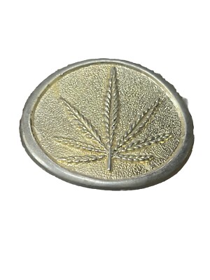 Vintage Belt Buckle Metal Pot Leaf Marijuana Weed Hippie Style Retro | eBay