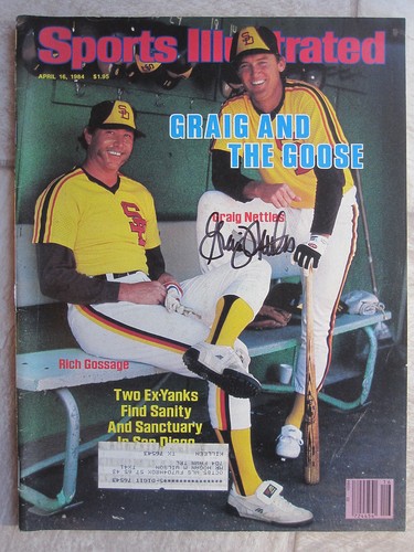 GRAIG NETTLES signed autographed SPORTS ILLUSTRATED SI Padres 1984 ...
