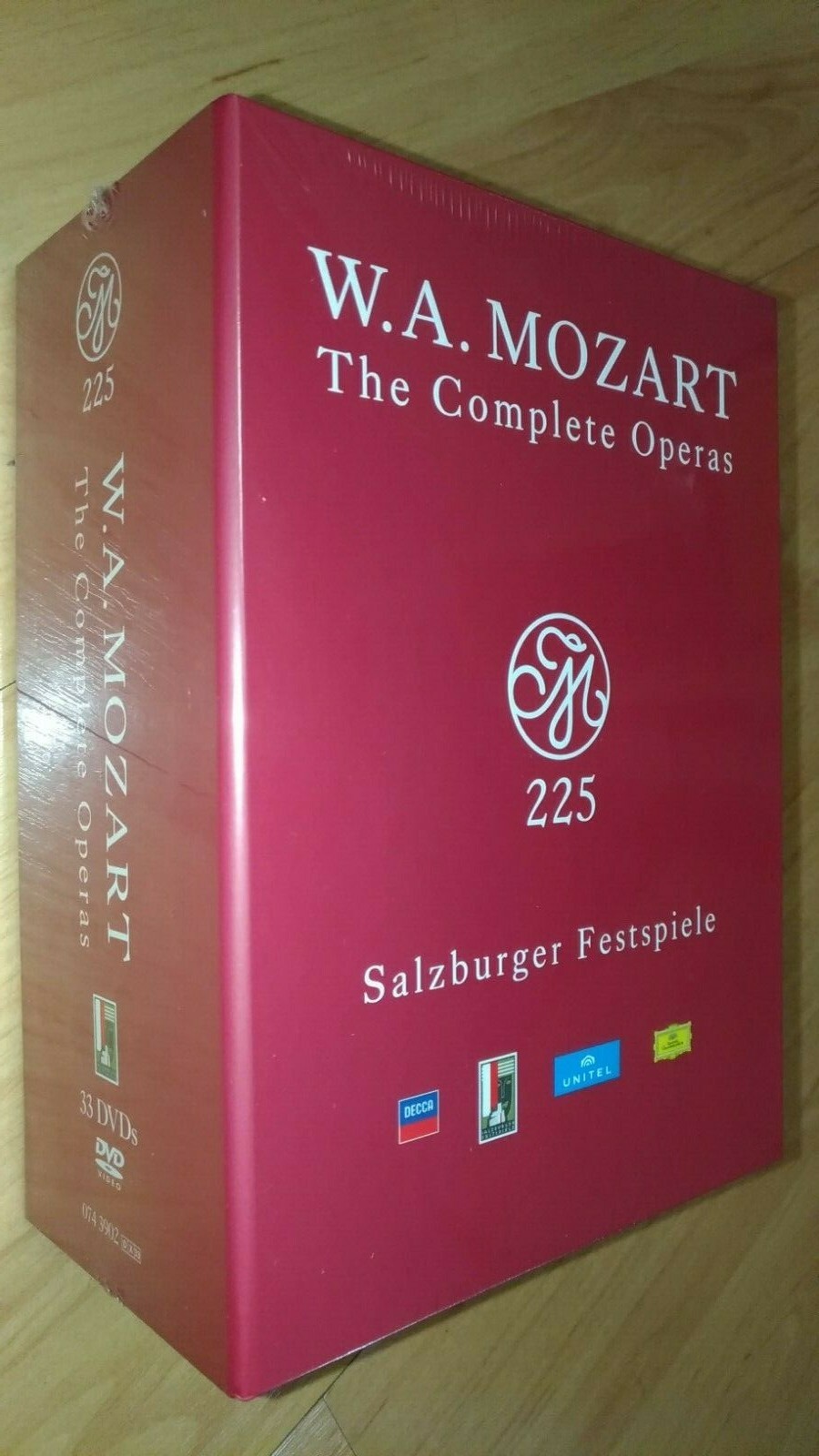 MOZART: COMPLETE OPERAS on DVD (33-Disc Set) 225 SALZBURG FESTIVAL NEW ...