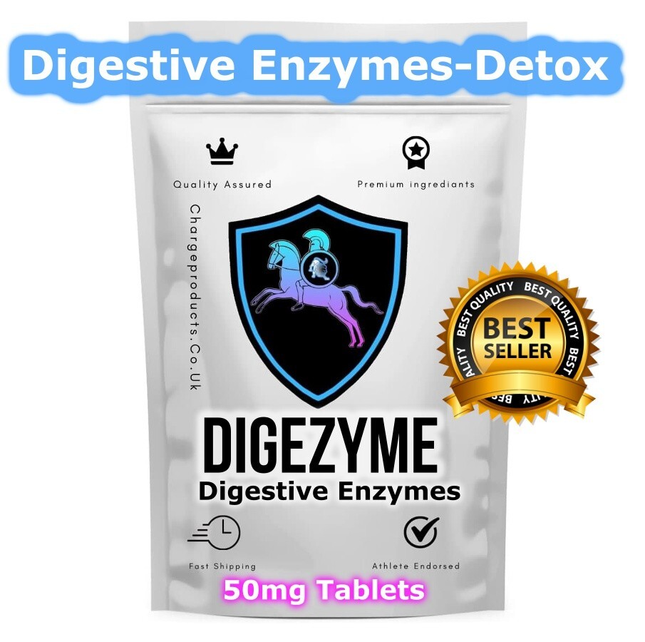 Digestive Enzymes DigeZyme 50mg Vegan Tablets Pills Digestion Amino ...